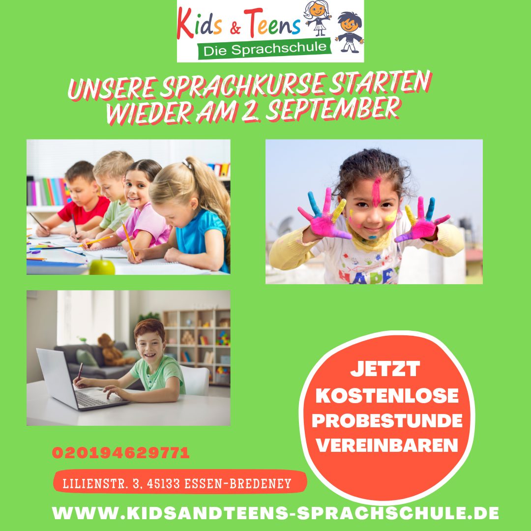 Kids & Teens | Die Sprachschule in Essen - Kids & Teens | Die ...